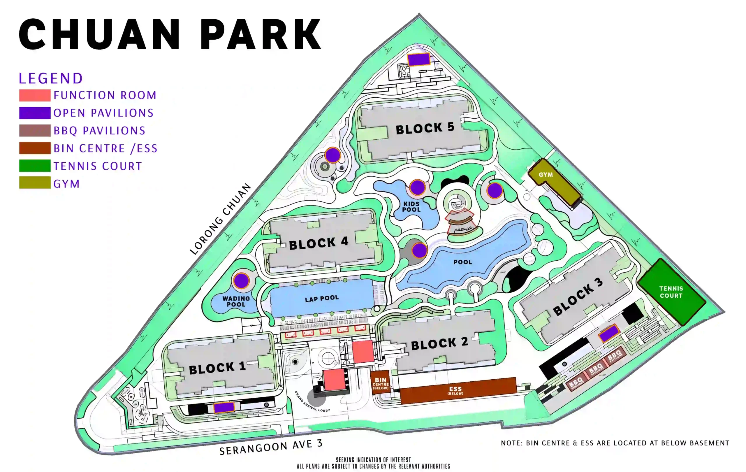 The Chuan Park Site Plan | Propertyask
