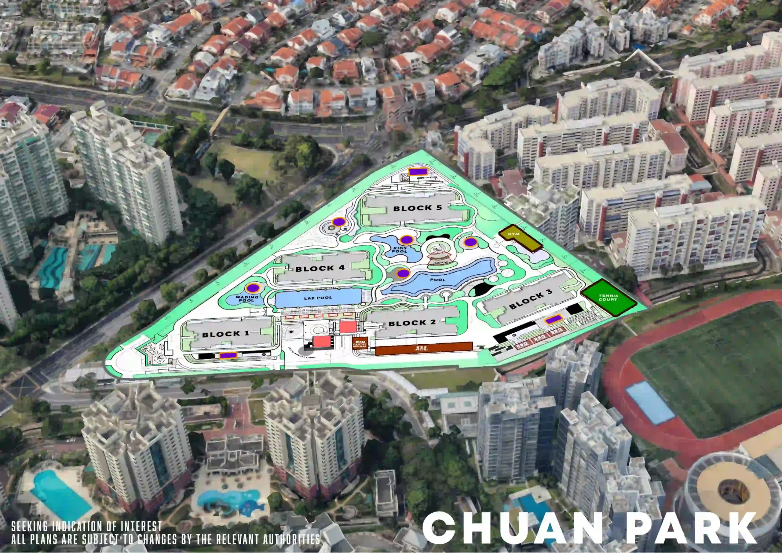 The Chuan Park Siteplan on Google Map | Propertyask